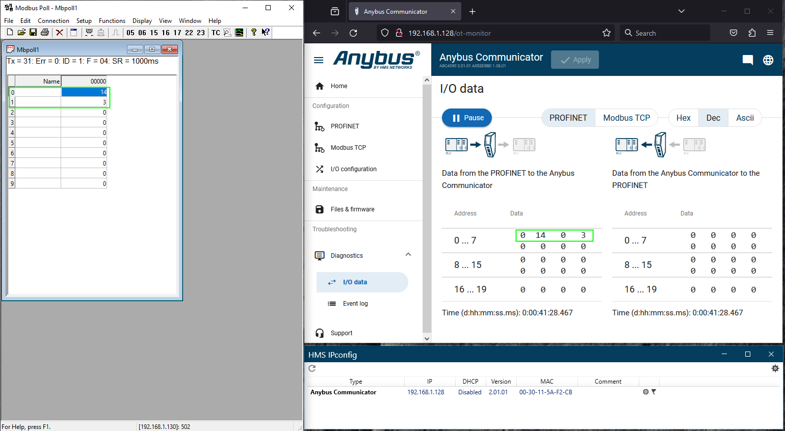 Timeout Error I Cannot Communicate With My Anybus Communicator Modbus Tcp Server